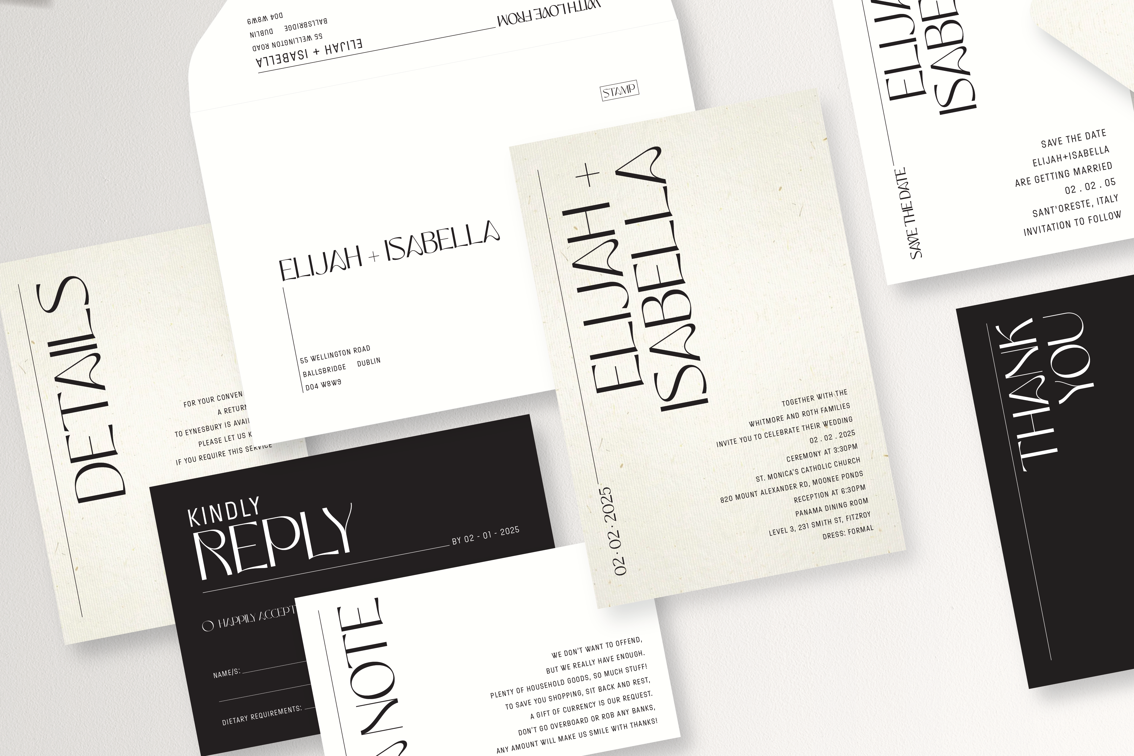 First Date: Wedding Invitation & Stationery Design Collection – adelphi mou