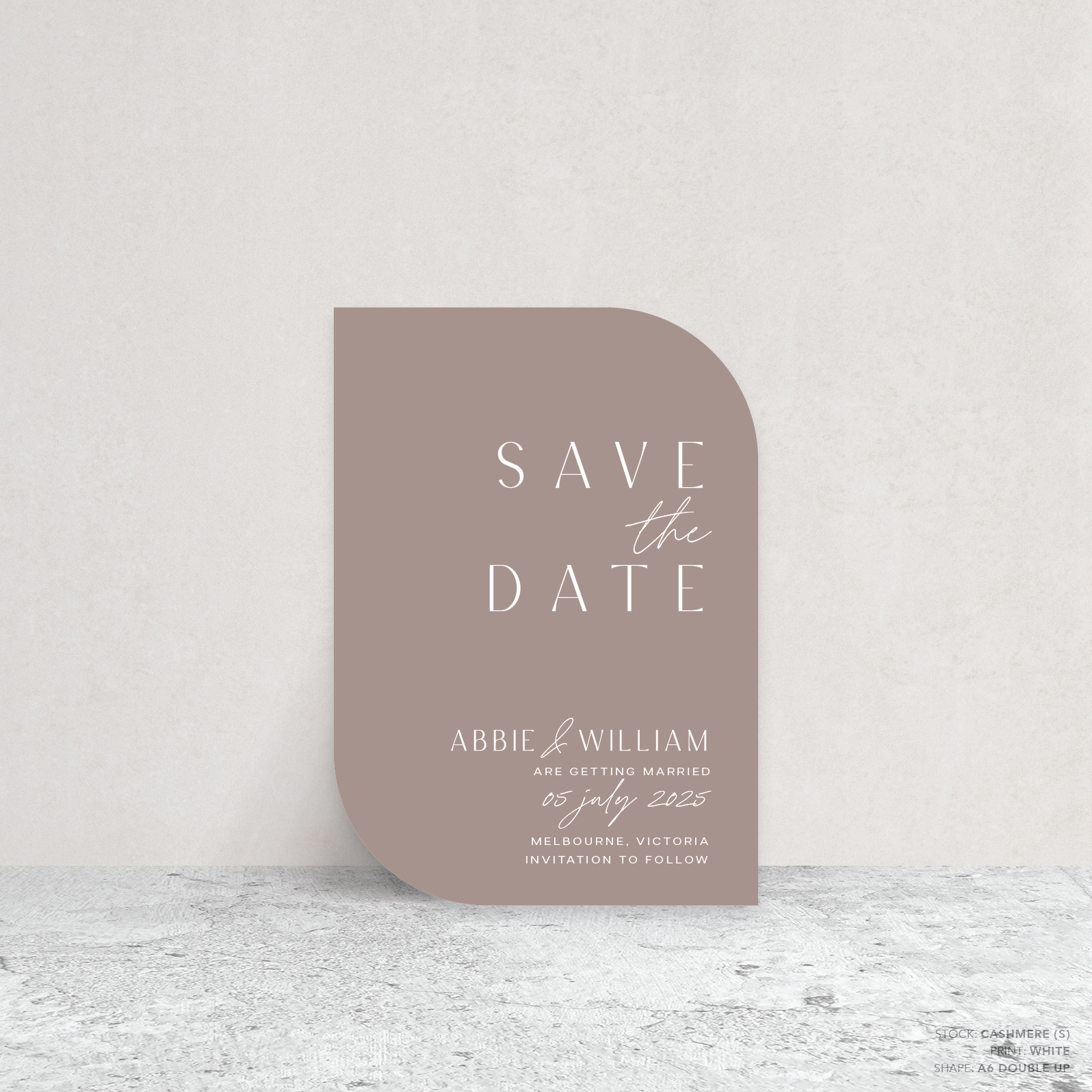 Abbie: Wedding Save The Date – adelphi mou