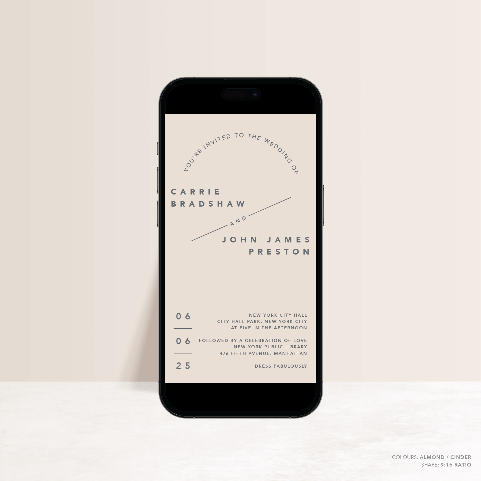Cosmopolitan: Digital Wedding Invitation – adelphi mou