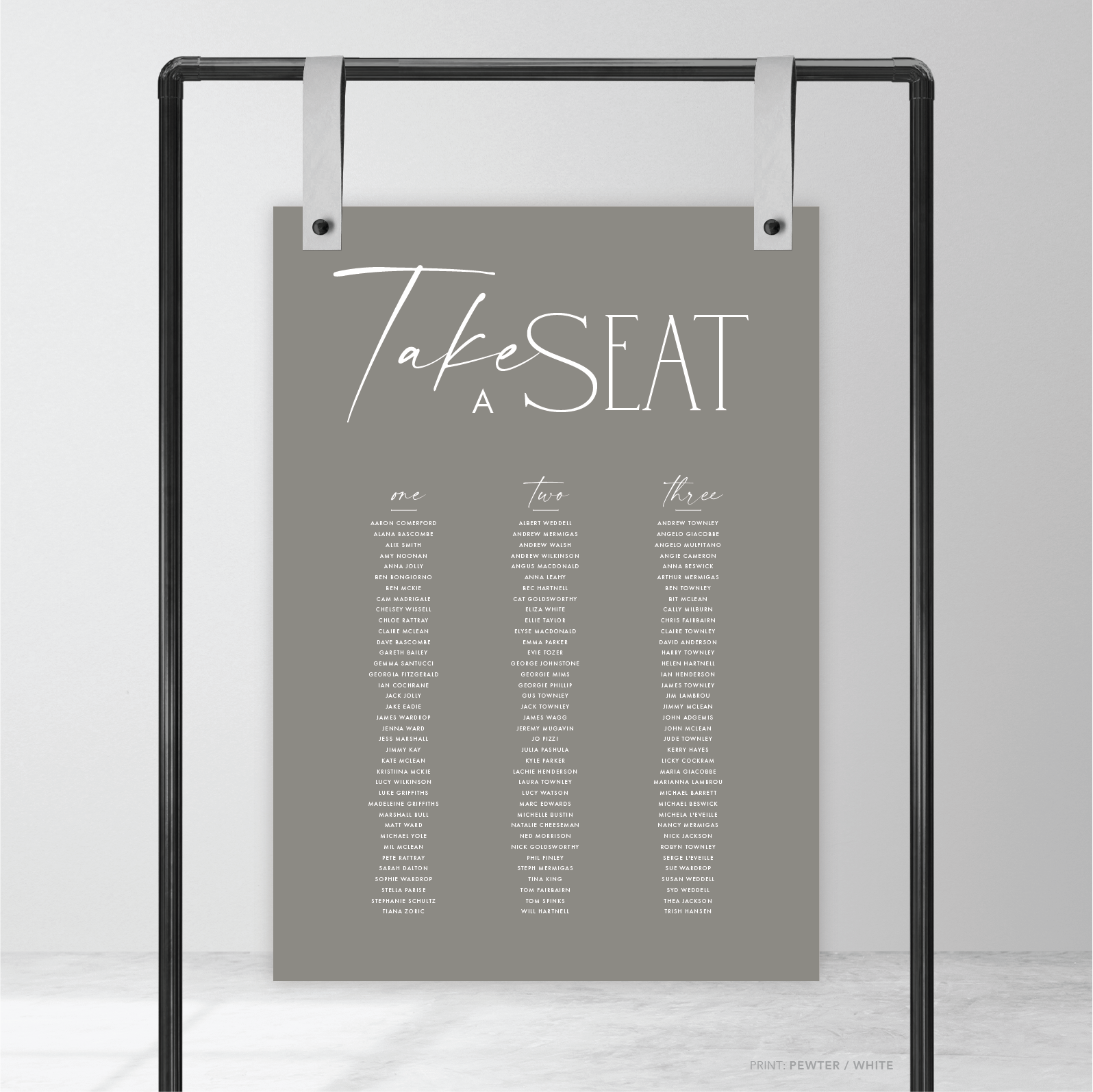Magnetic Attraction: Wedding Seating Chart – adelphi mou